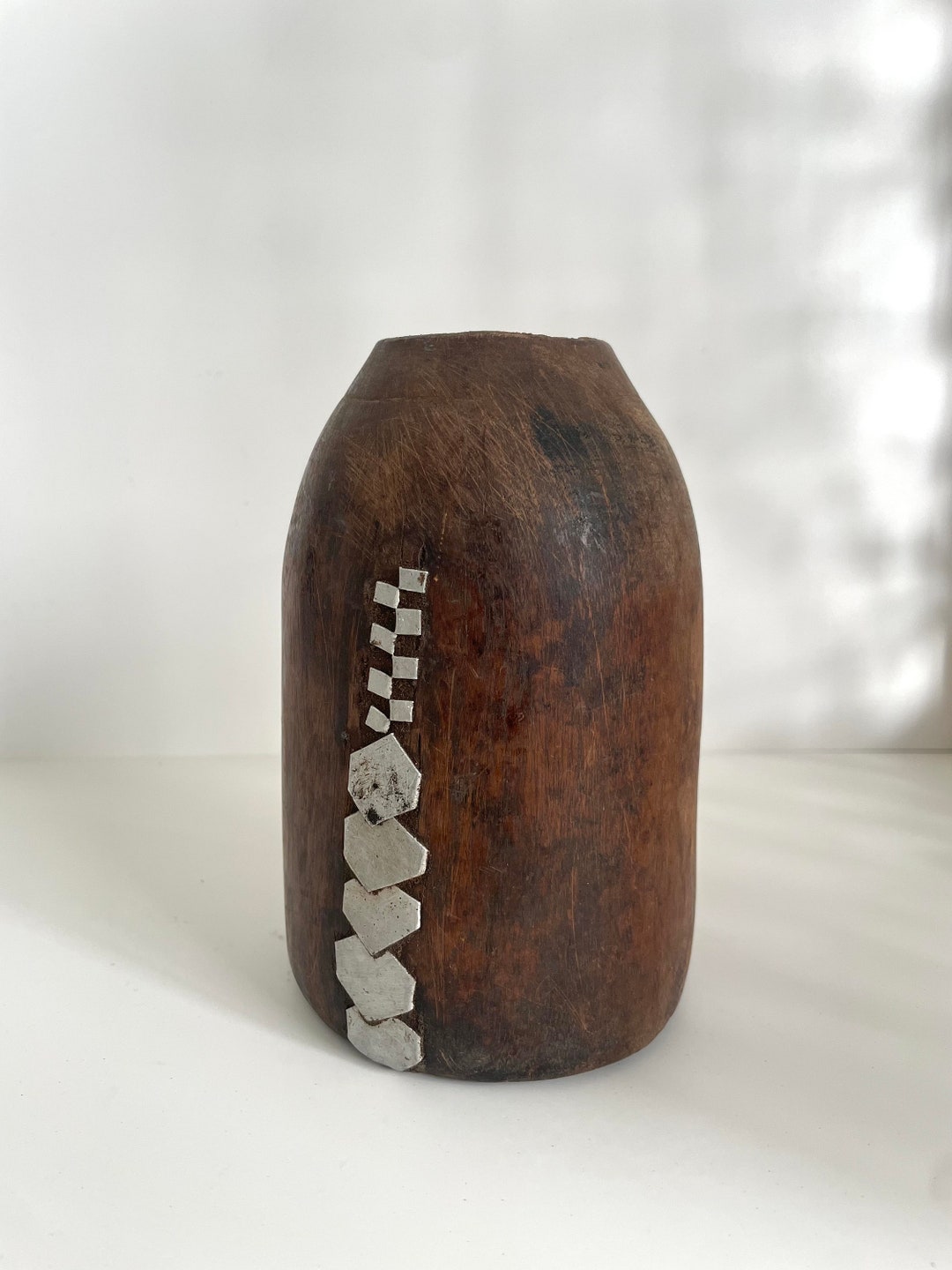 African Tutsi Jar African Vintage Bottle Milking Container Hand-carved ...