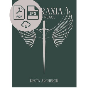 ATARAXIA - INNER PEACE Minimalist Digital Green Print/poster Inspired ...