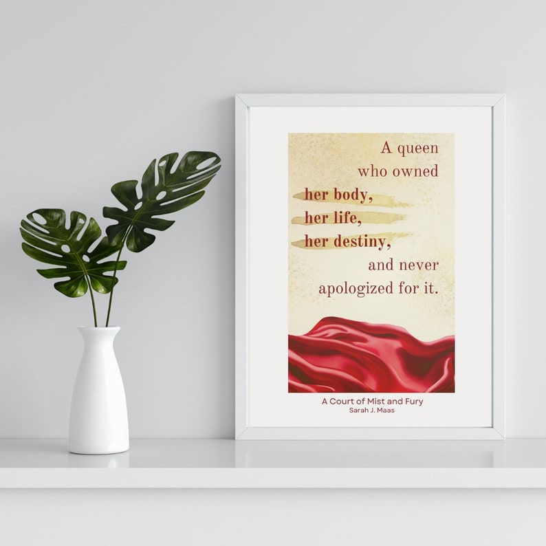 A Court of Mist and Fury ACOMAF/ACOTAR by Sarah J Maas Digital Art ...