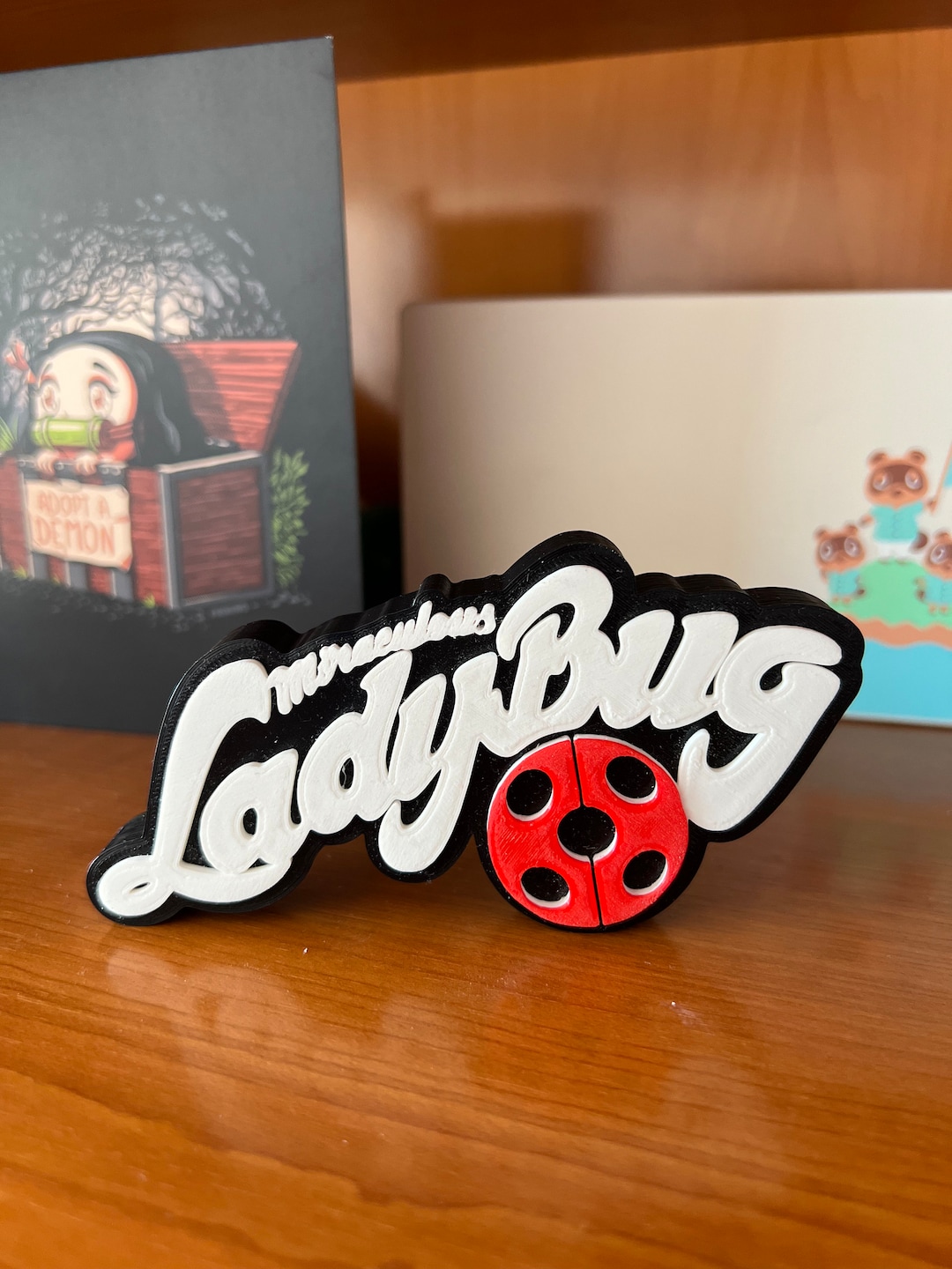 Ladybug Logo miraculous 3D - Etsy