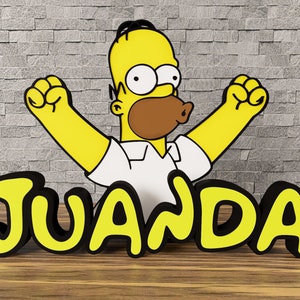 Custom Simpsons Logo With Your Name. Perfect for Fans, Personalized ...