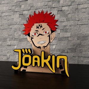 Custom Sukuna with your name logo sign from Jujutsu Kaisen. Perfect for ...