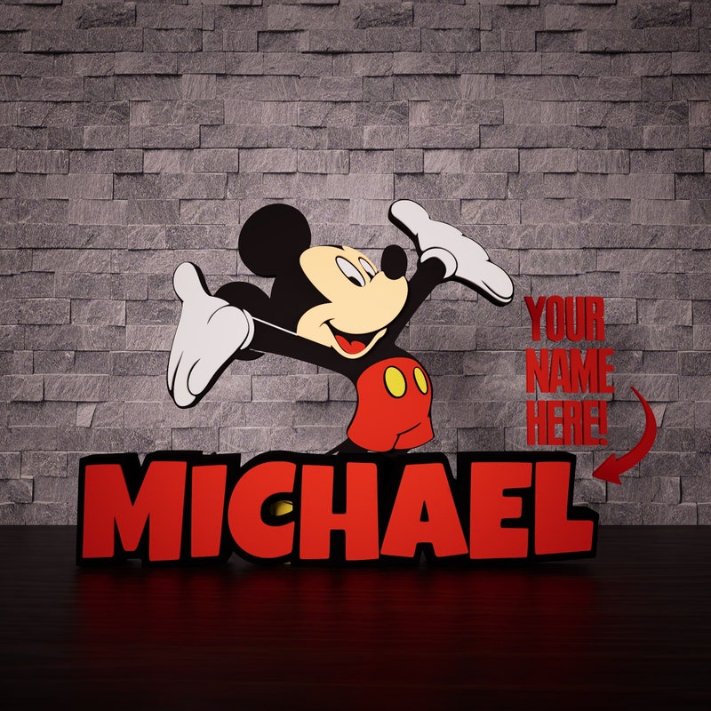 Mickey Mouse Logo - Etsy