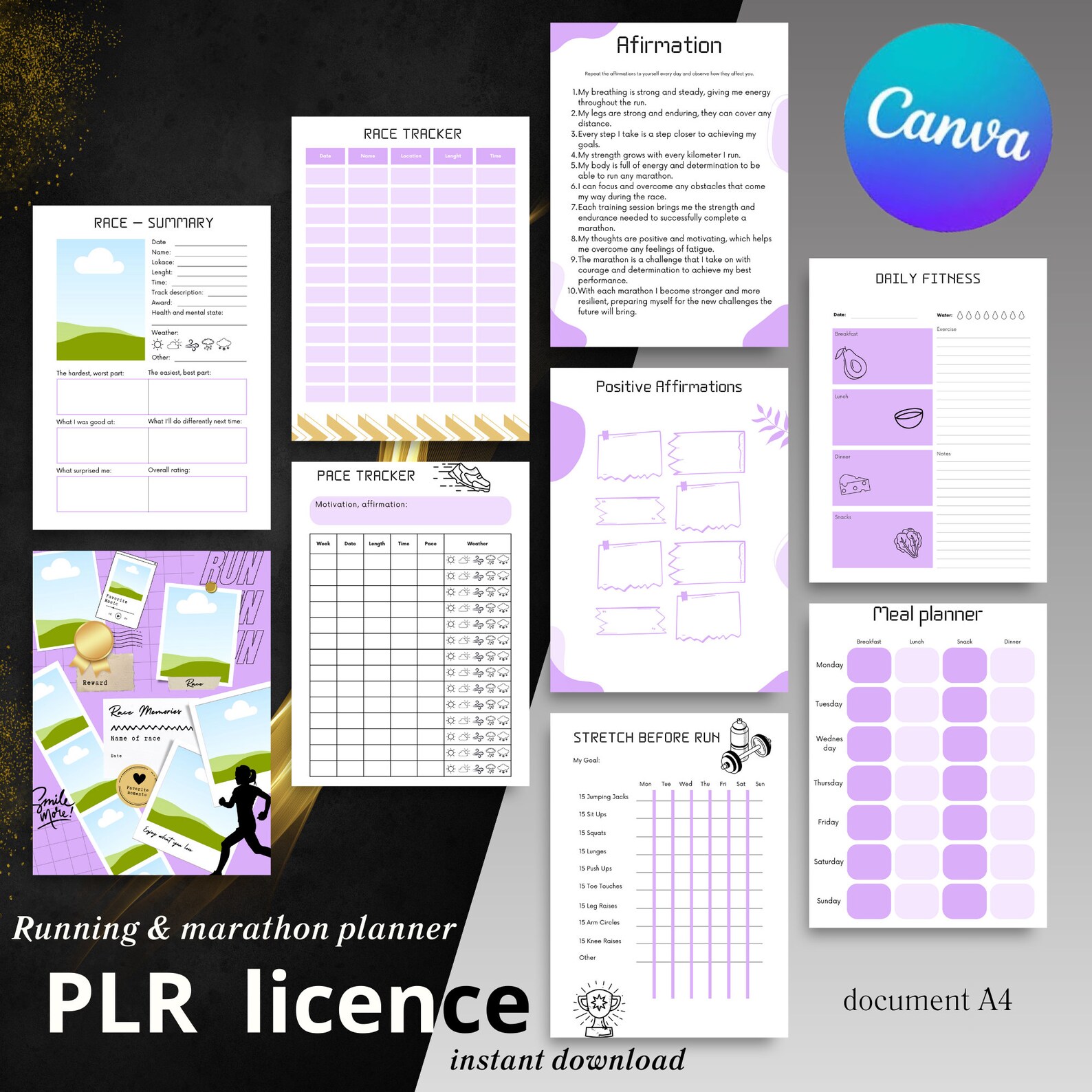 Running & Marathon Planner: Your Trusty Companion for Your Running ...