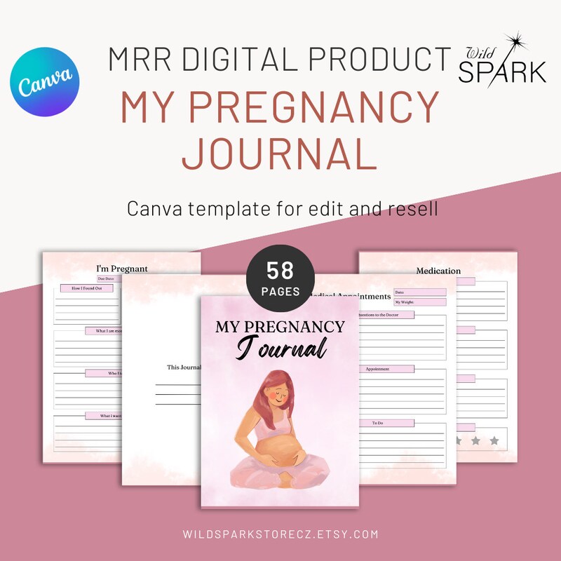 Pregnancy Journal - Etsy