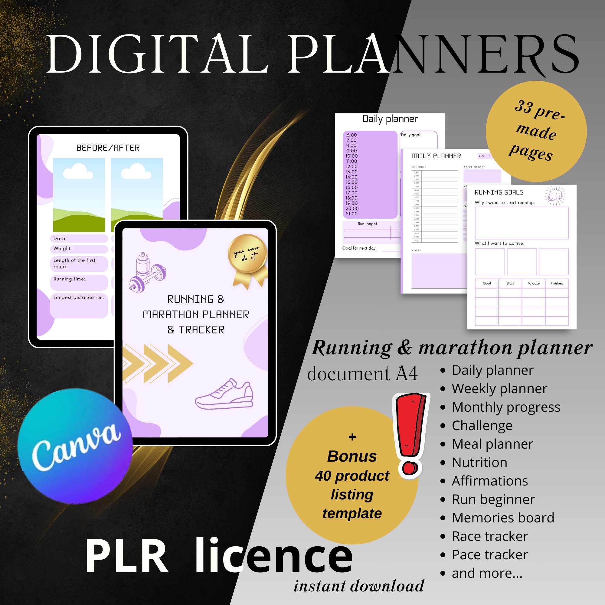Running & Marathon Planner: Your Trusty Companion for Your Running ...