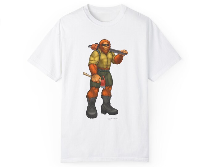 Wildland Fire Crew Shirt, Bigfoot Fire Fighter Tee, First Responder ...