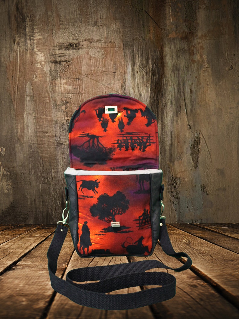 Sunset Cowboys Saddlebag - Etsy