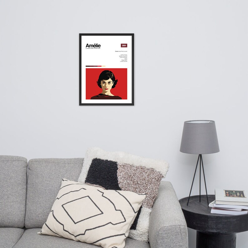 Amélie Movie Poster, Downloadable Wall Art, Minimalist Movie Art, High ...