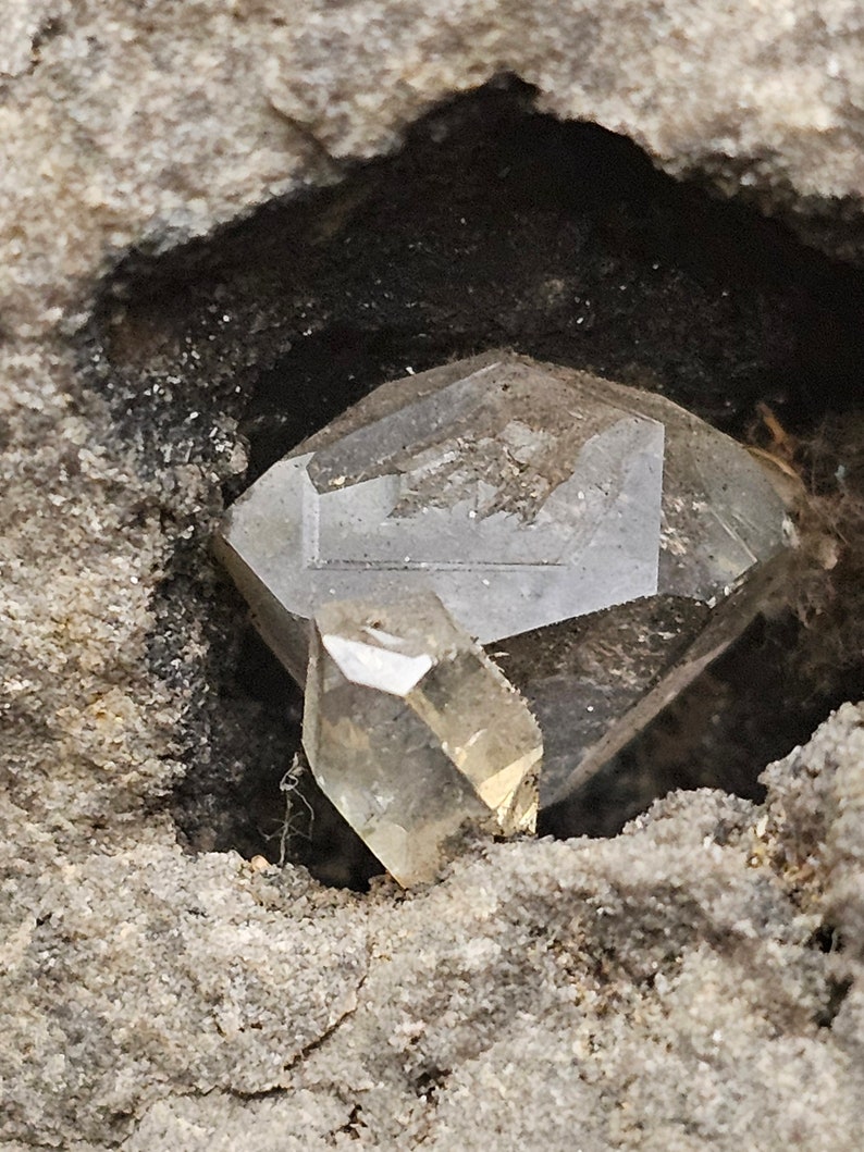 Herkimer Diamond in Natural Matrix - Etsy