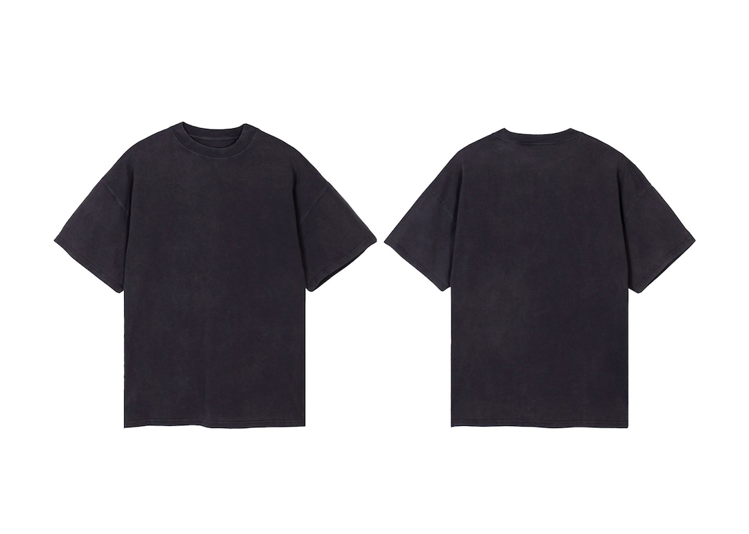 Vintage Black Oversize Tee Mockup - Etsy