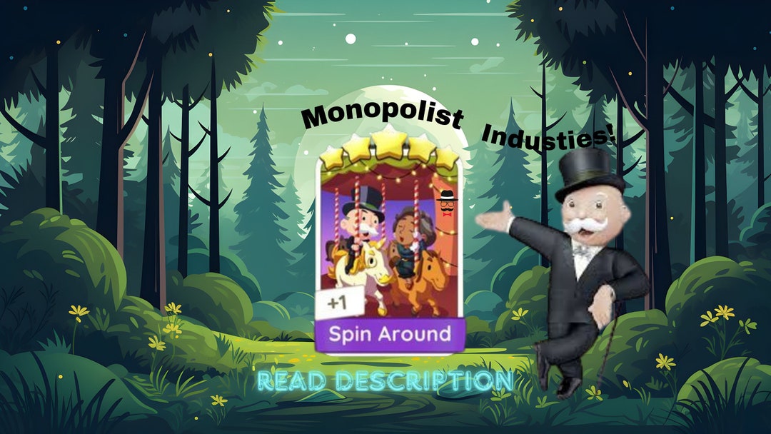 Monopoly GO Spin Around 5 Star Sticker Set12 CHEAP - Etsy Australia