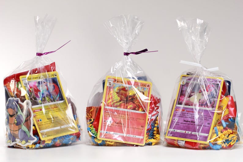 Pokémon Themed Kids Party Goodie Bags - Etsy
