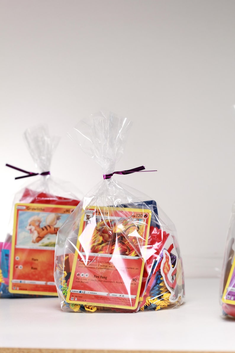 Pokémon Themed Kids Party Goodie Bags - Etsy