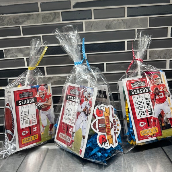 Football Themed Goodie Bags - Etsy