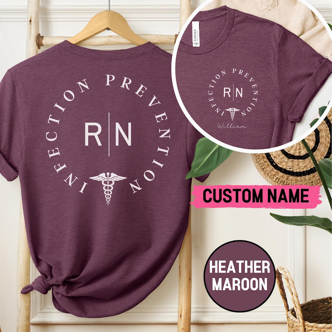 Personalized Infection Prevention Nurse Shirt, Custom Infection ...