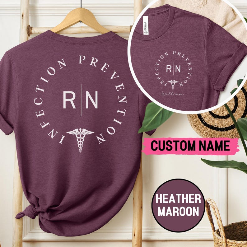 Personalized Infection Prevention Nurse Shirt, Custom Infection ...