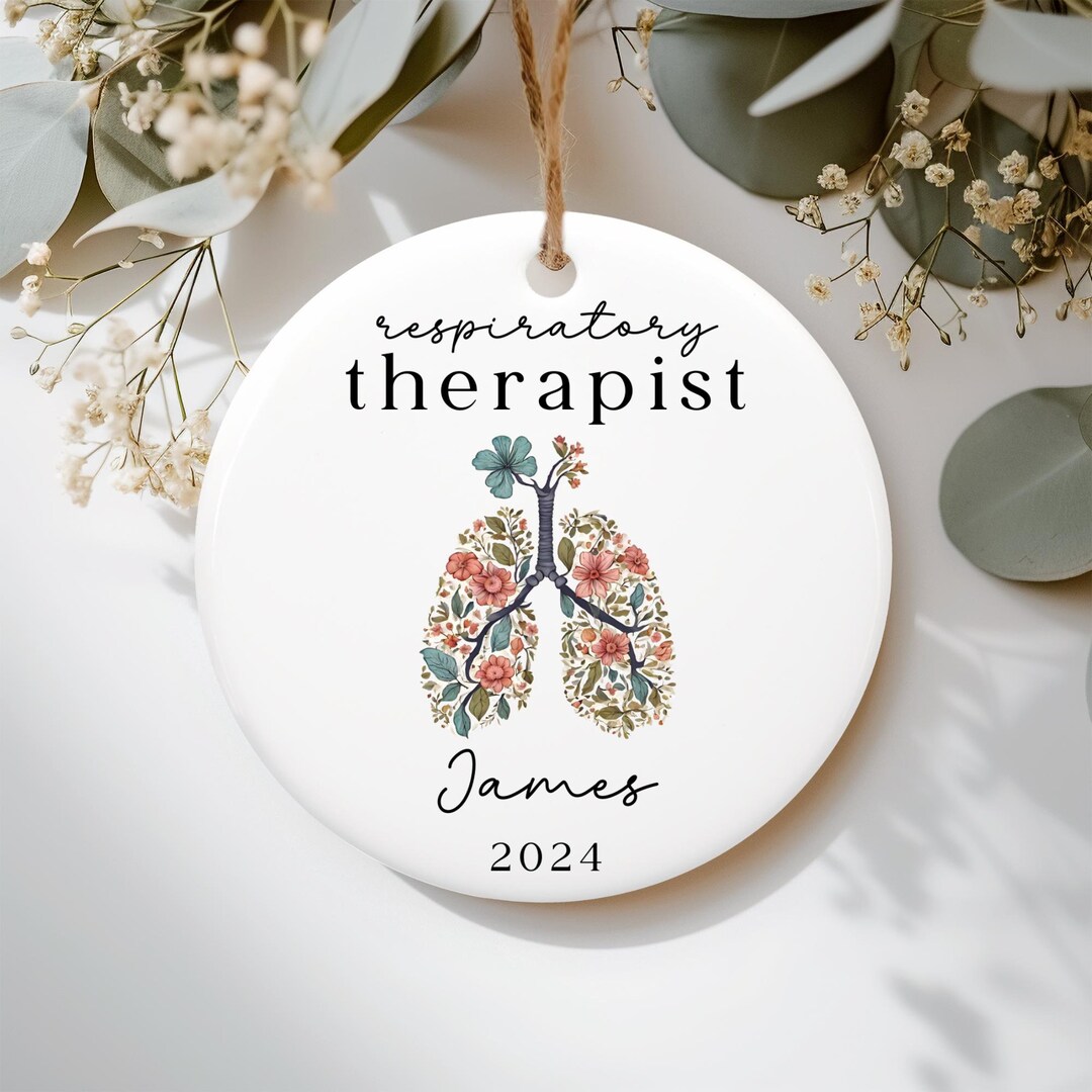 Personalized Respiratory Therapist Ornament, Custom Respiratory ...