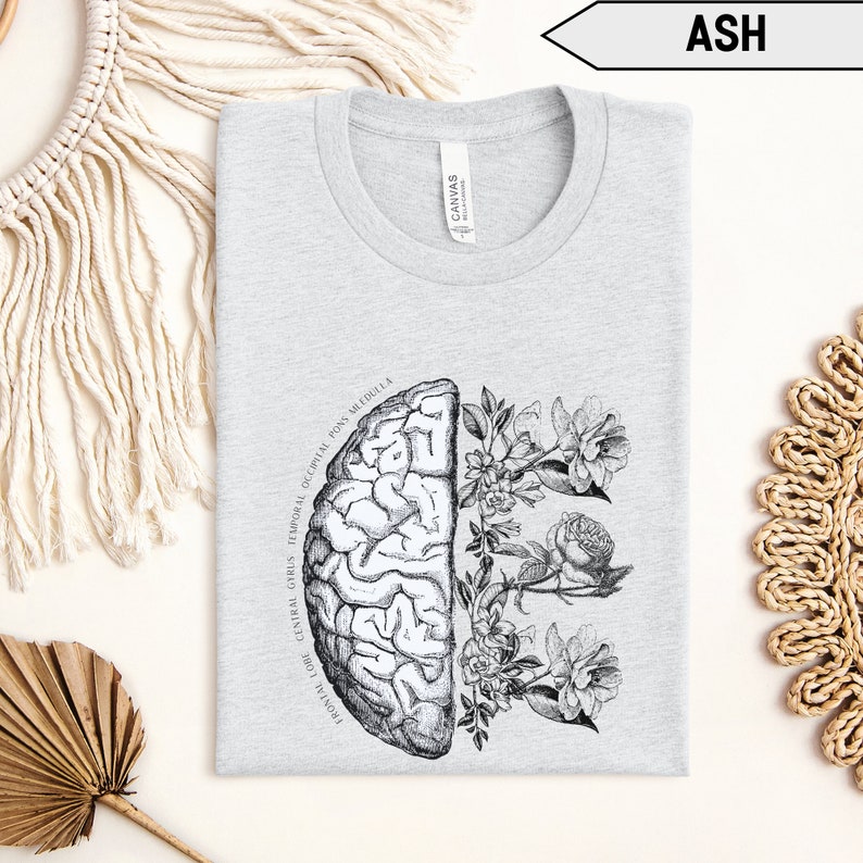 Neuro Nurse Shirt, Brain Anatomy T-shirt, Nursing School Tee, Nursing ...