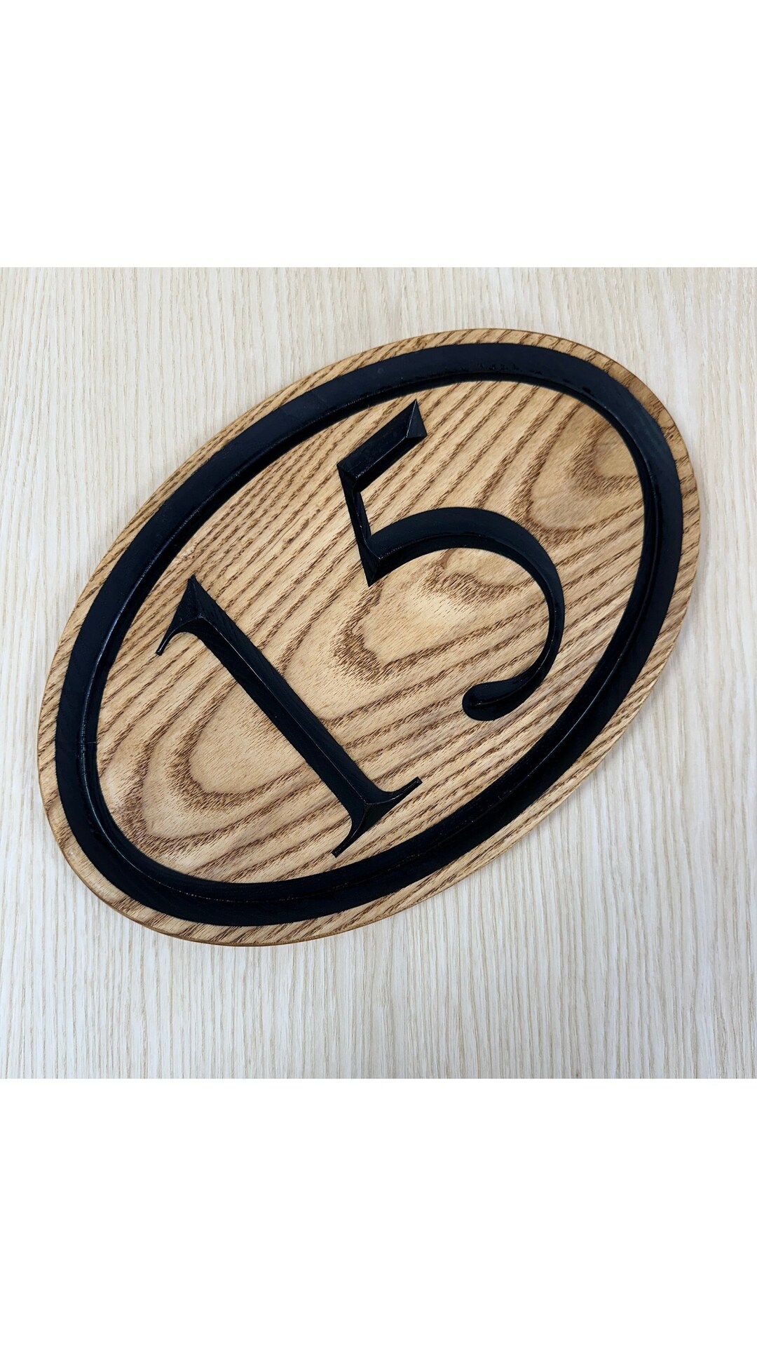 Engraved House Number Sign Wooden Door Number Mother's Day property ...