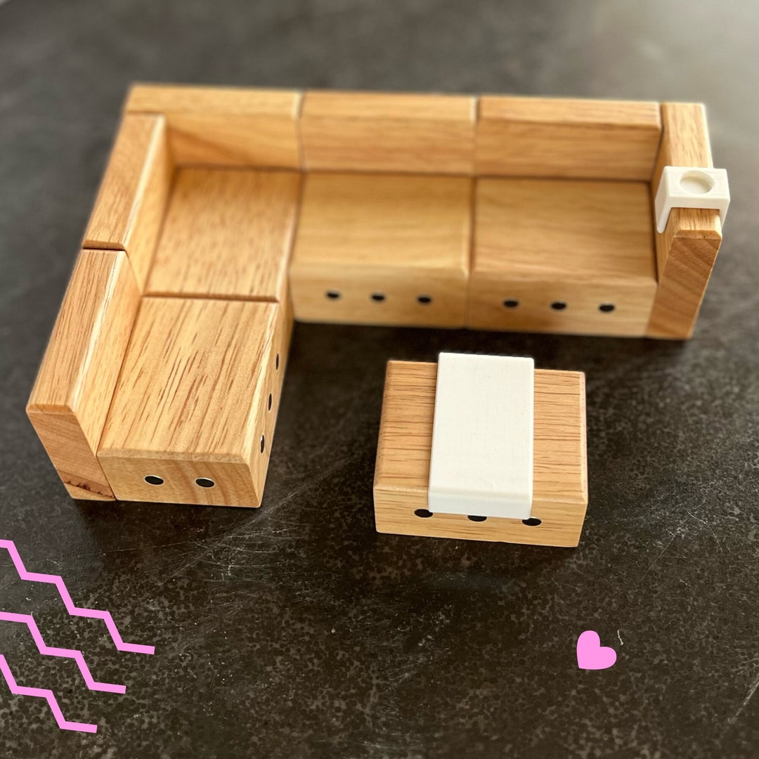 Block Accessories Compatible With Lovesac Blocks | Set of 4 Mini ...