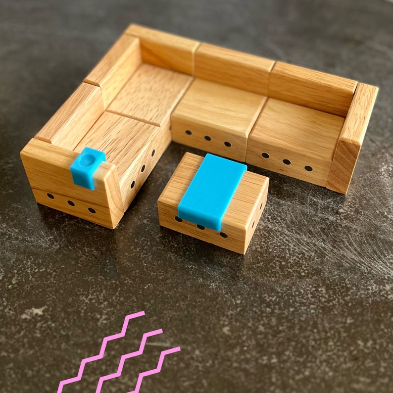 Block Accessories Compatible With Lovesac Blocks | Set of 4 Mini ...