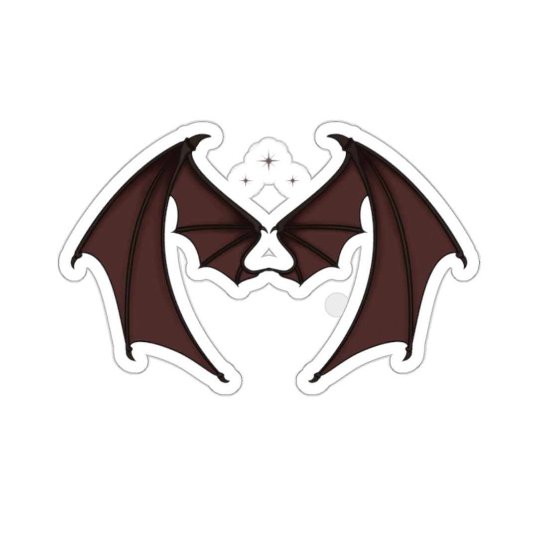 Bat Wings Illyrian ACOTAR Sticker - Etsy
