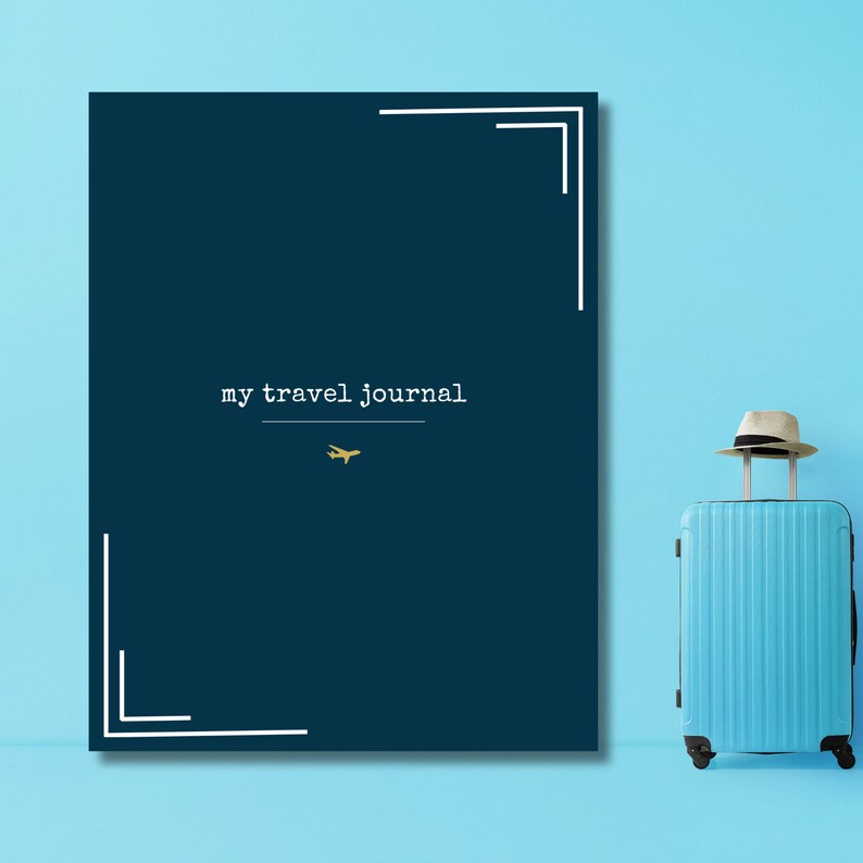 Travel Journal Digital Download Printable Trip Memory Book - Etsy