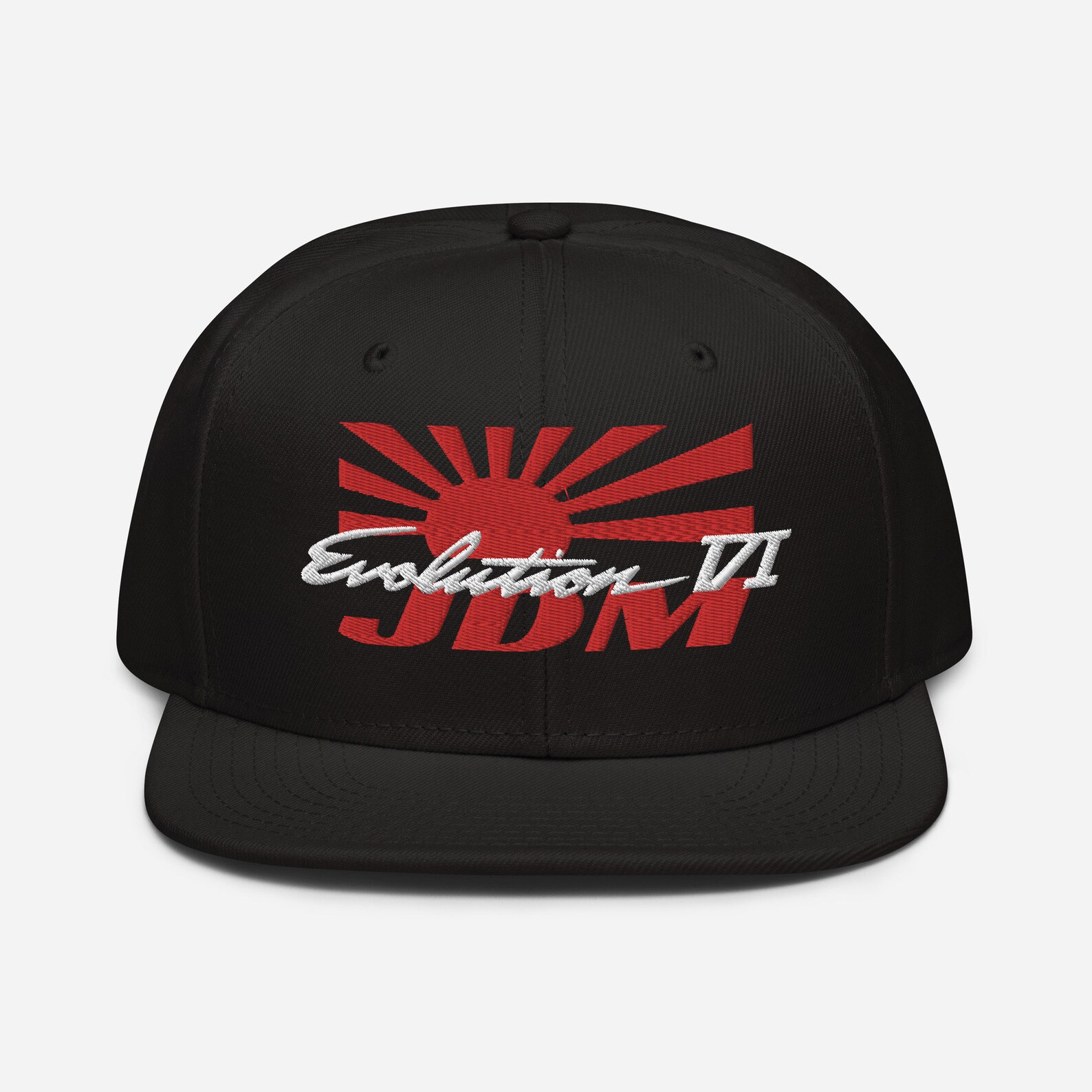 Mitsubishi Evolution VI Unisex Flatbill Hat- Lancer Evo 6 JDM Hat ...