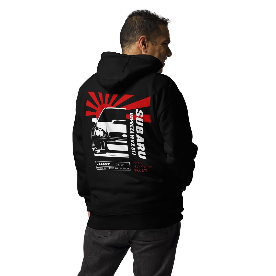 Subaru Impreza WRX Sti Unisex Hoodie - Sti Blobeye JDM Sweatshirt ...
