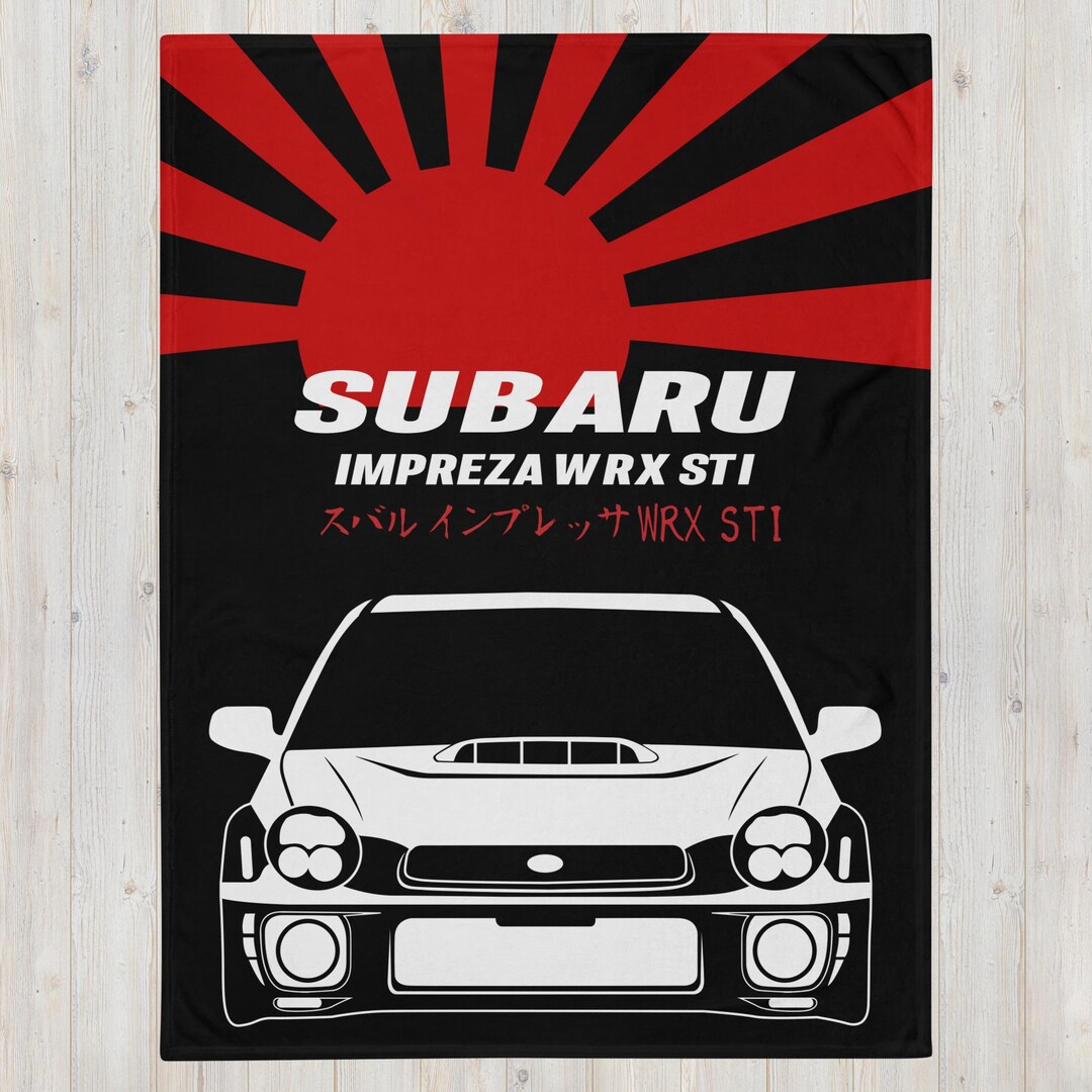 Subaru Wrx Sti Bugeye Throw Blanket 60x80" - STI Bug Eye Accent Blanket ...