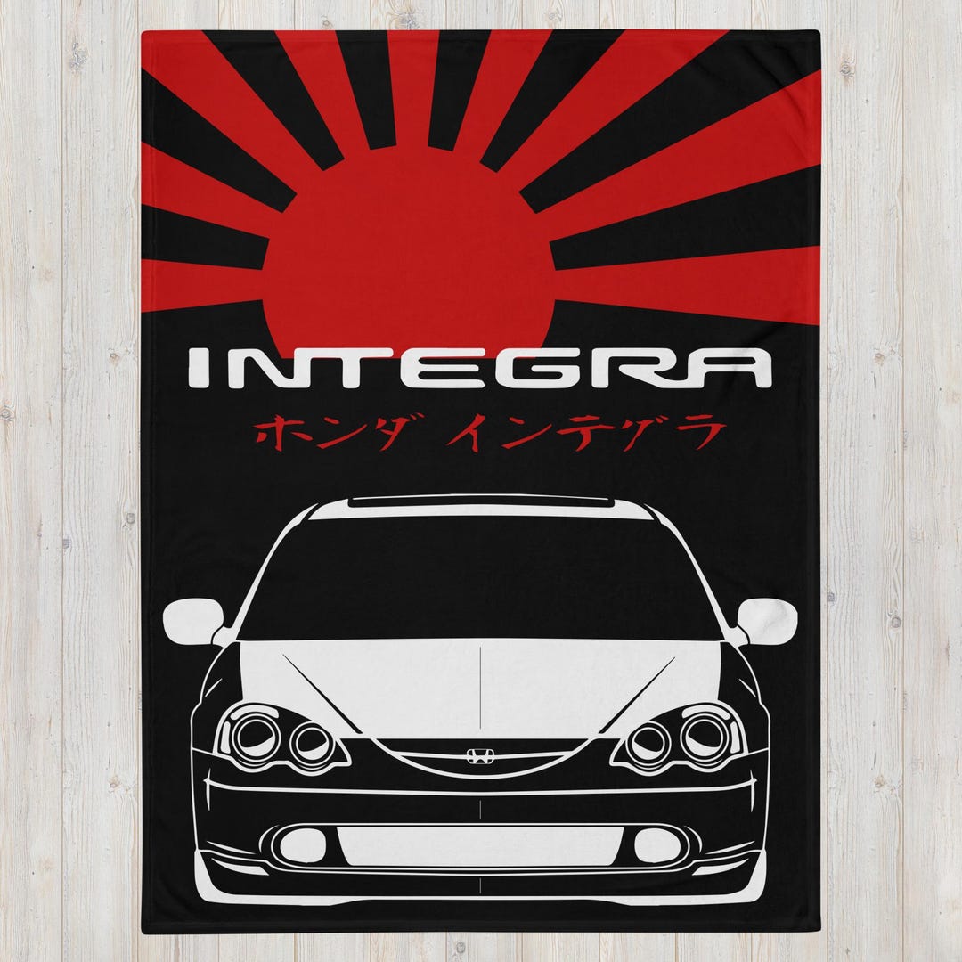 Honda Integra 4th Gen DC5 Throw Blanket 60x80" - Acura RSX Accent ...