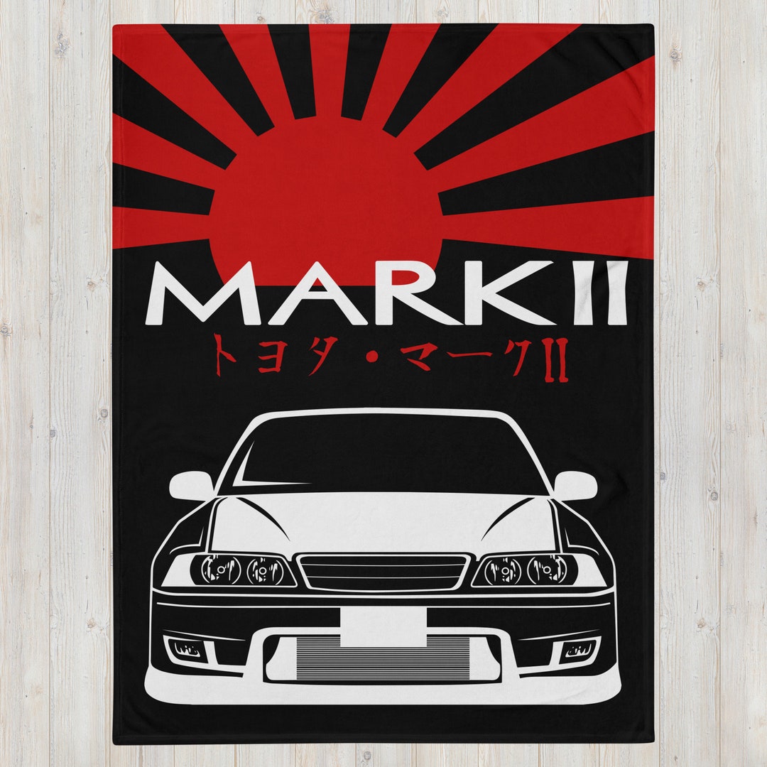 Toyota Mark II Throw Blanket - Mark II JZX100 Accent Blanket - JDM Car ...