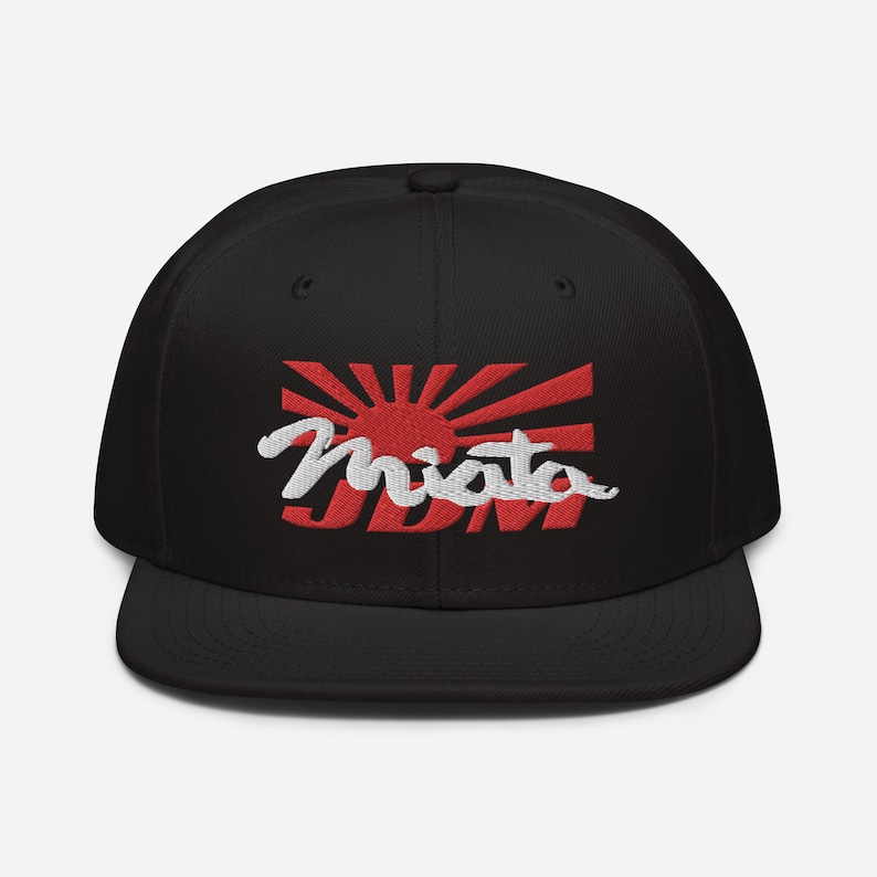 Mazda Miata MX-5 Unisex Flatbill Hat- Mazda Roadster JDM Hat- Miata NA ...