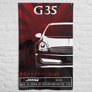 Infiniti G35 Flag- G35 IPL Poster- Nissan Skyline 350GT Banner - JDM ...