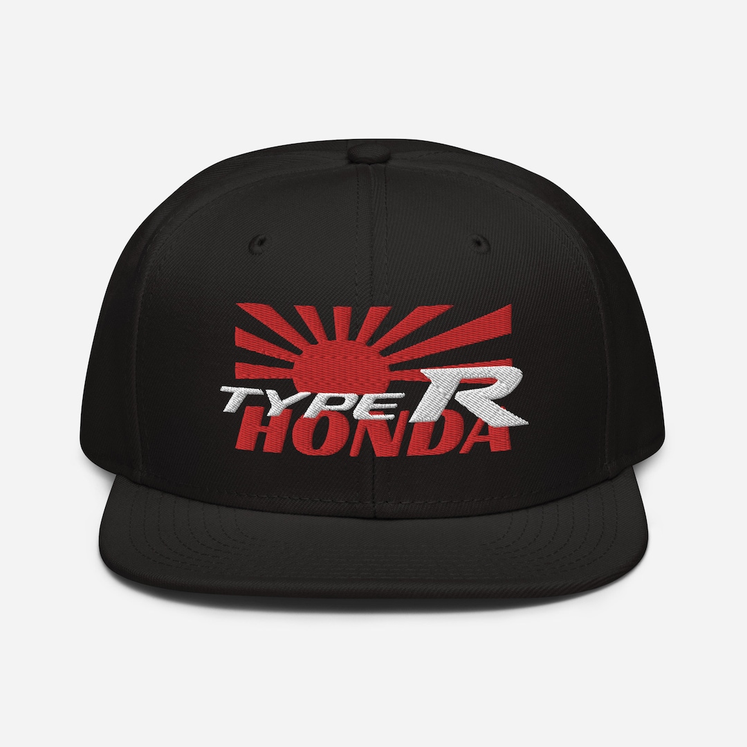Honda Civic Type R Unisex Flatbill Hat- Type R JDM Hat- Honda Type R ...
