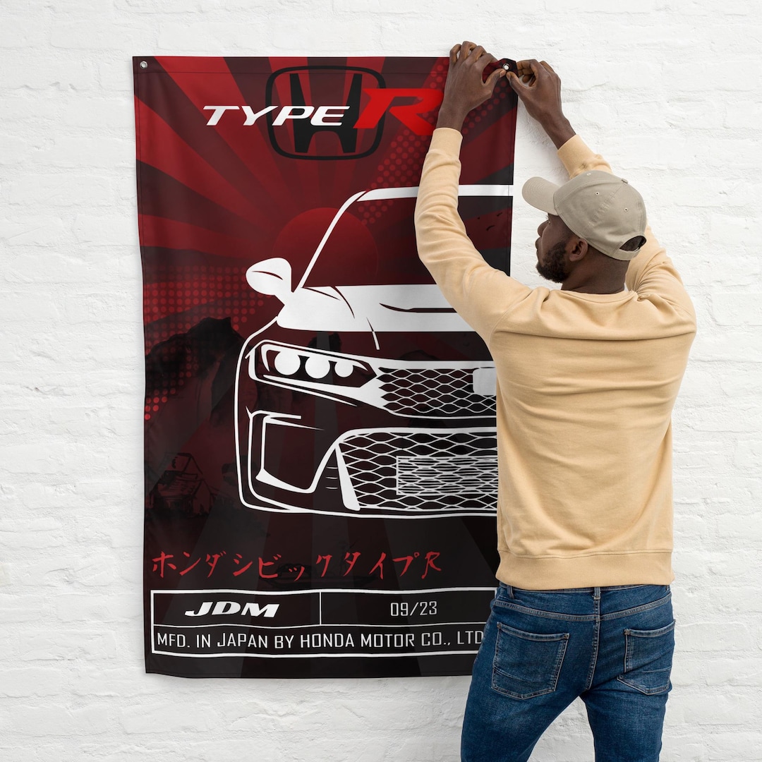 Honda Civic Type R Flag- FL5 Banner- Honda Type R 6th Gen JDM Car ...