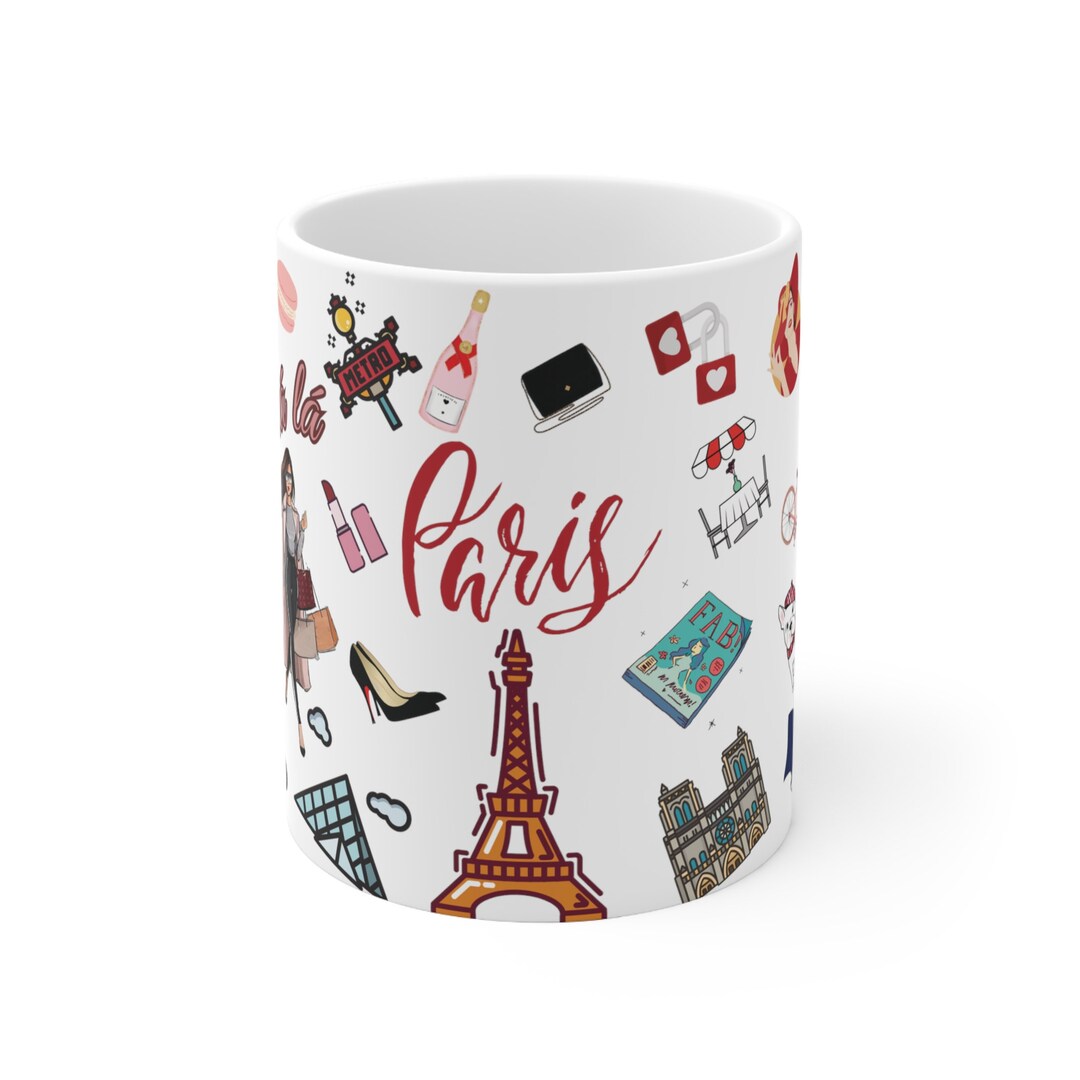 Paris Mug, Souvenir Mug, Original Mug, Eiffel Tower Mug, France Mug ...