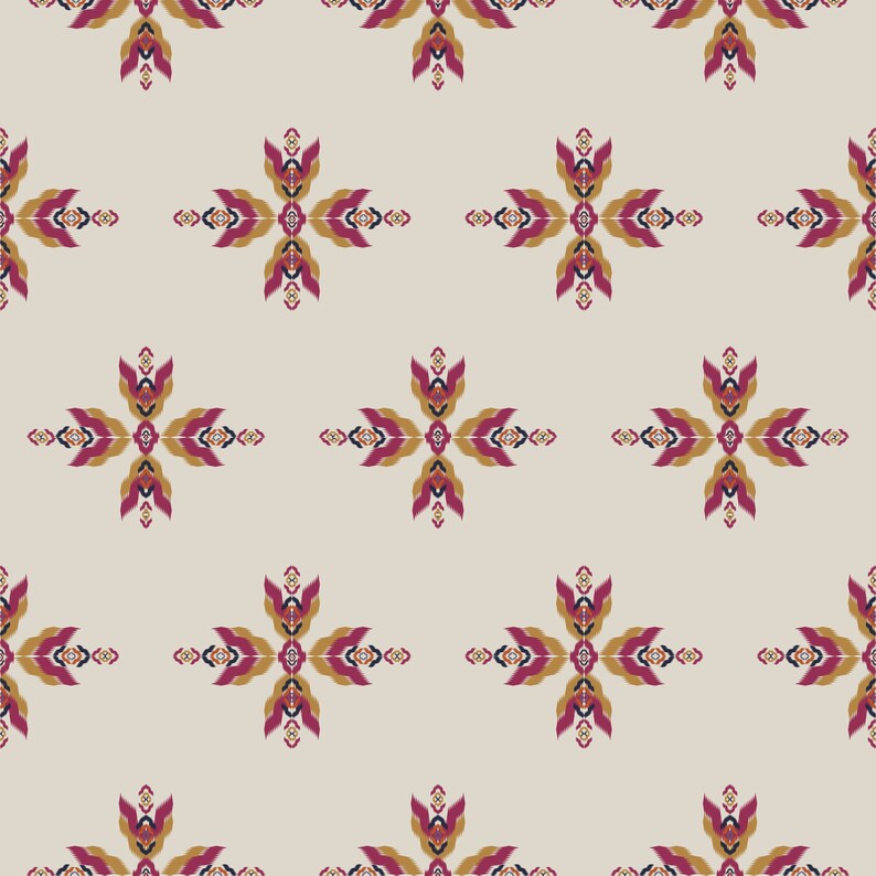 Vintage Seamless Ikat Patterns - Etsy