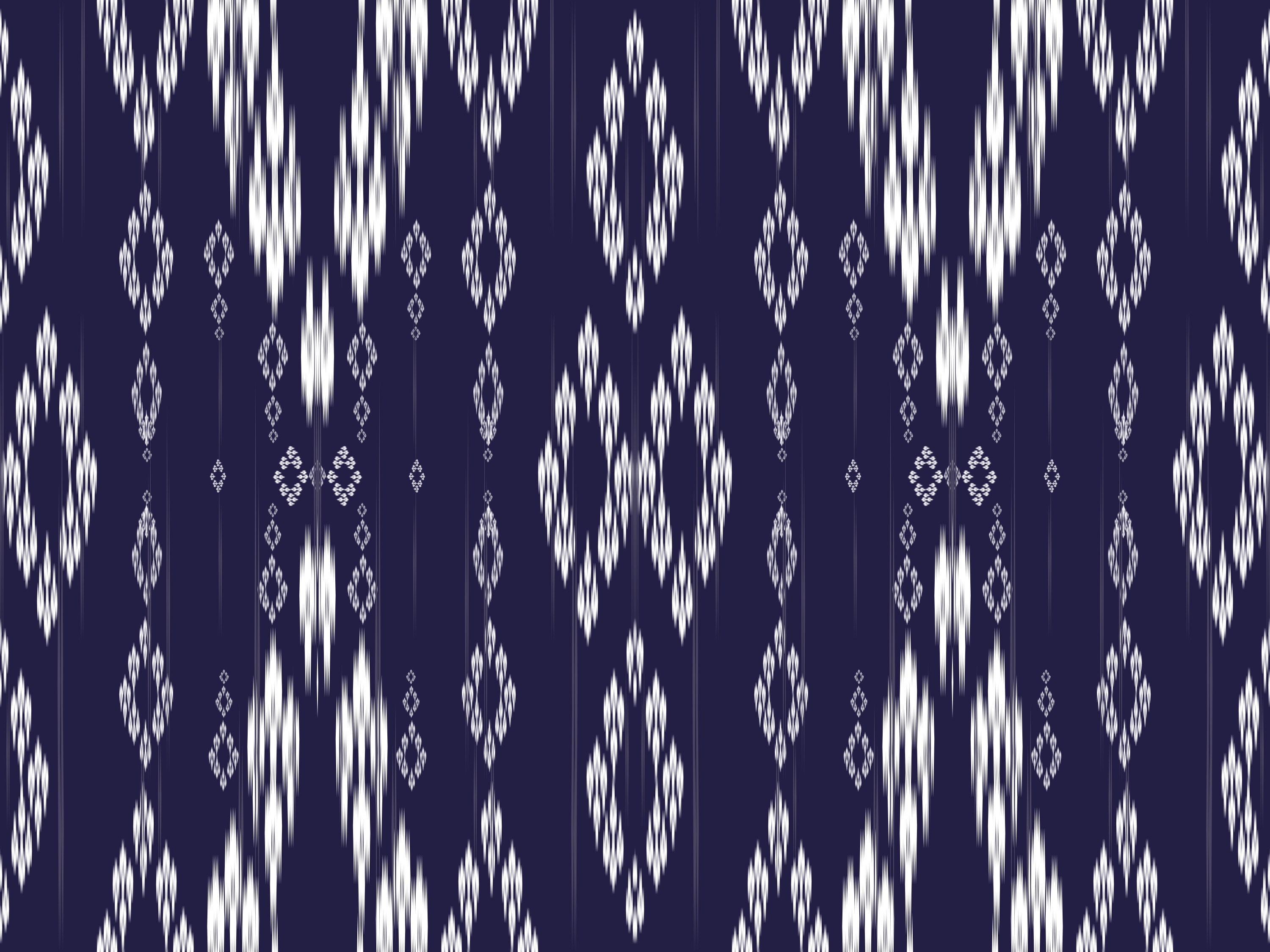 Blue and White Traditional Ikat Pattern - Etsy