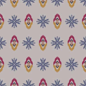 Vintage Seamless Ikat Patterns - Etsy