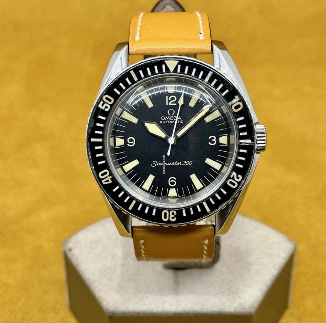 1967 Omega Seamaster 300 41 Mm-vintage Automatic Steel Black Dial Watch ...