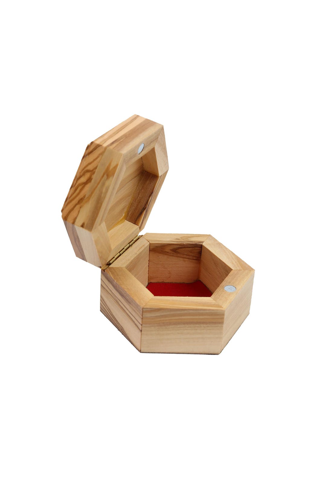Olive Wood Box_ Plain Small Hexagonal - Etsy