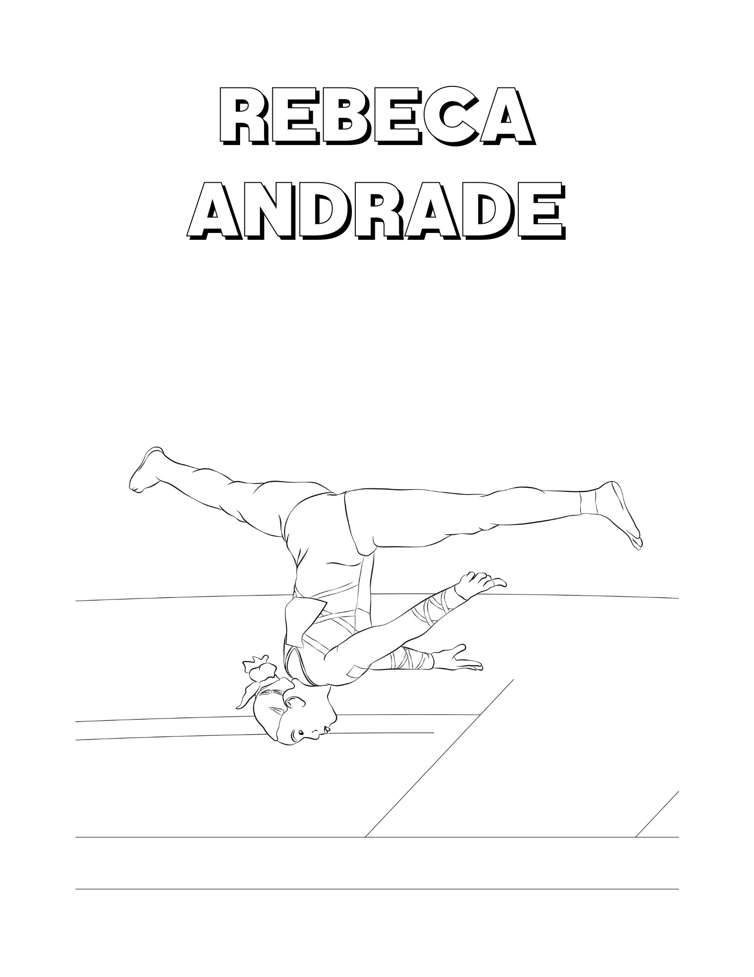 Gymnastics Coloring Book | INSTANT DOWNLOAD | Top Gymnasts | Gymnastics ...