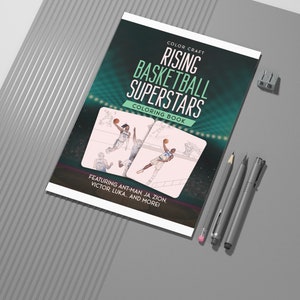 Rising Young Stars Basketball Coloring Book | INSTANT DOWNLOAD ...