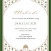 Luxury Indian Hindu Mehndi Invitation Template - Green Ganesh A5 ...