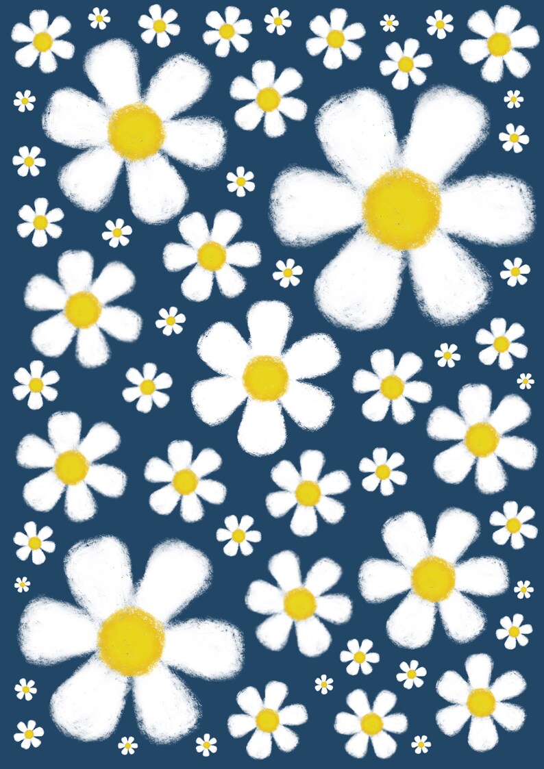 Daisy Notebook - Etsy