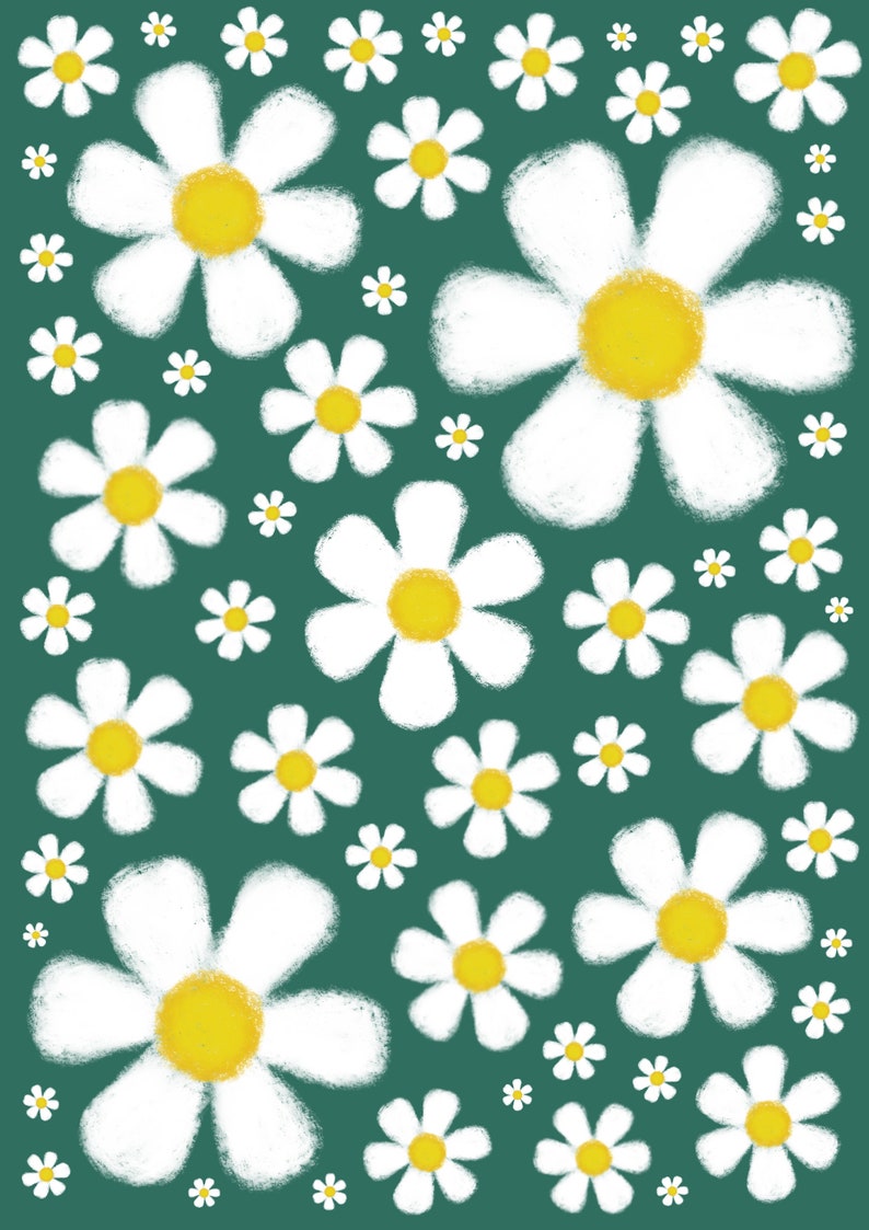 Daisy Notebook - Etsy