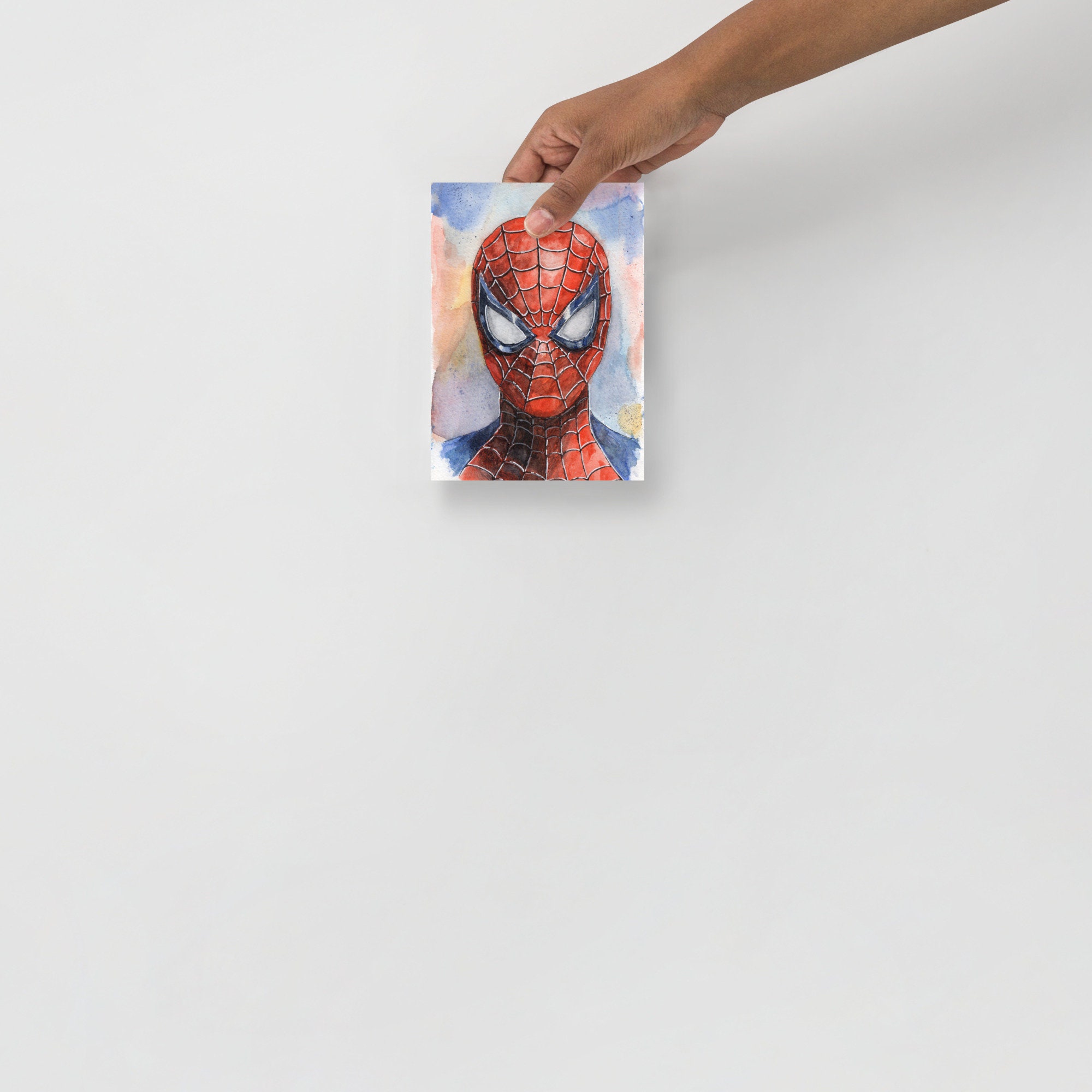 Spiderman Marvel Watercolour Painting Poster Print - Etsy