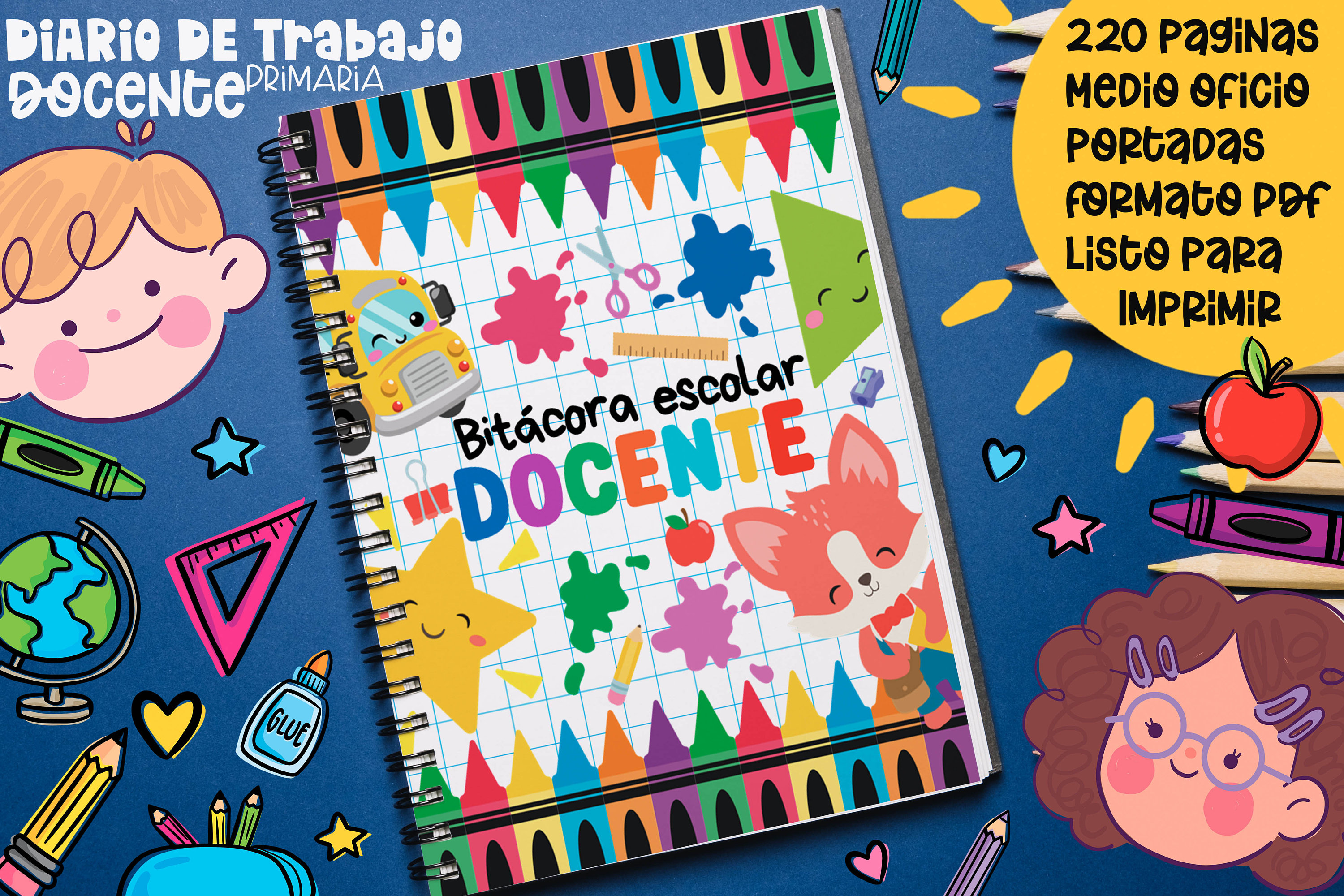 2 kit Diarios/ Educadora + Bitácora Docente, Instrumento de evaluación ...